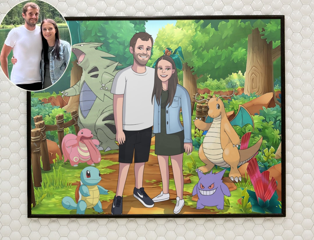 Poke Cartoon Poster Portrait, Creative Personalized Gifts, House ...