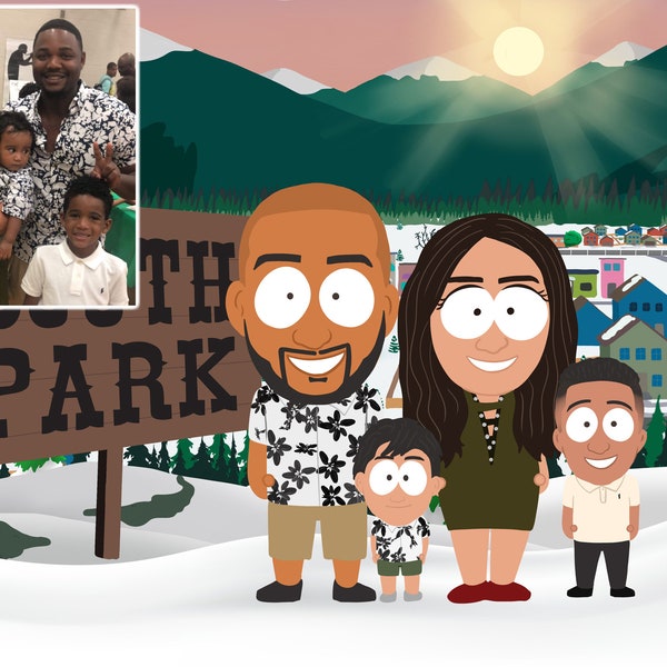 South Park Custom Picture - Etsy