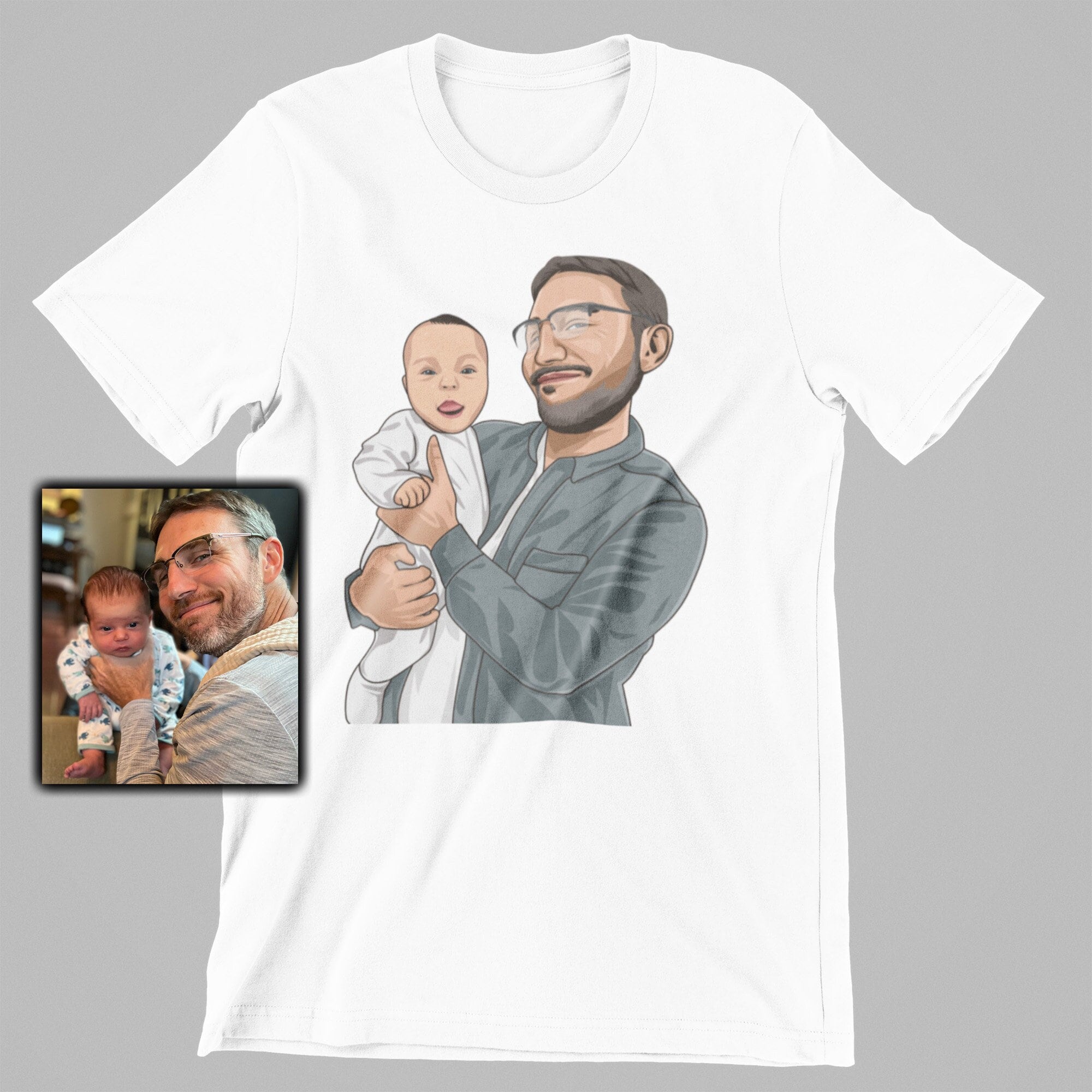 Caricature Shirt Photo Shirt Cartoon Shirt Custom - Etsy