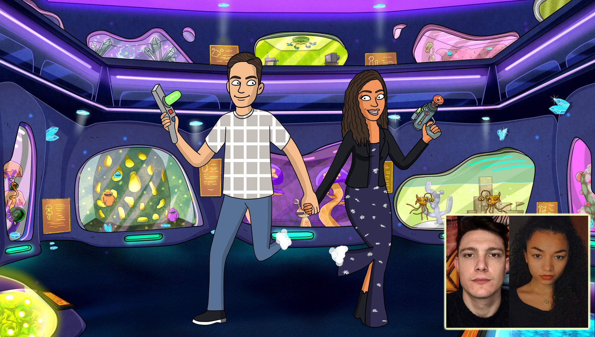 Rick Style Cartoon Family Portraits Digital Art Photo Gift - Etsy