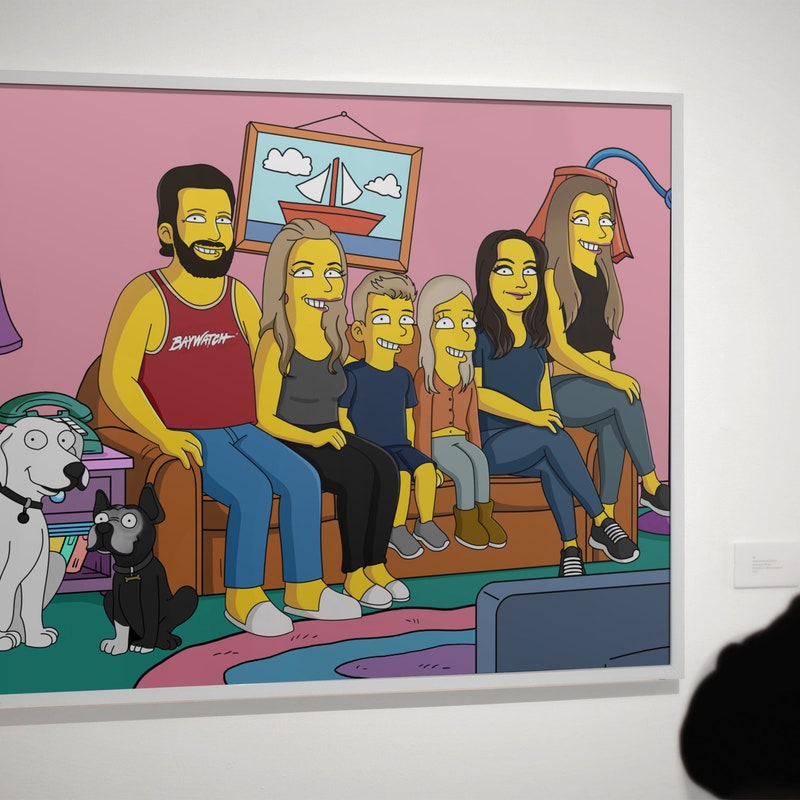 Simpsons Portrait - Etsy