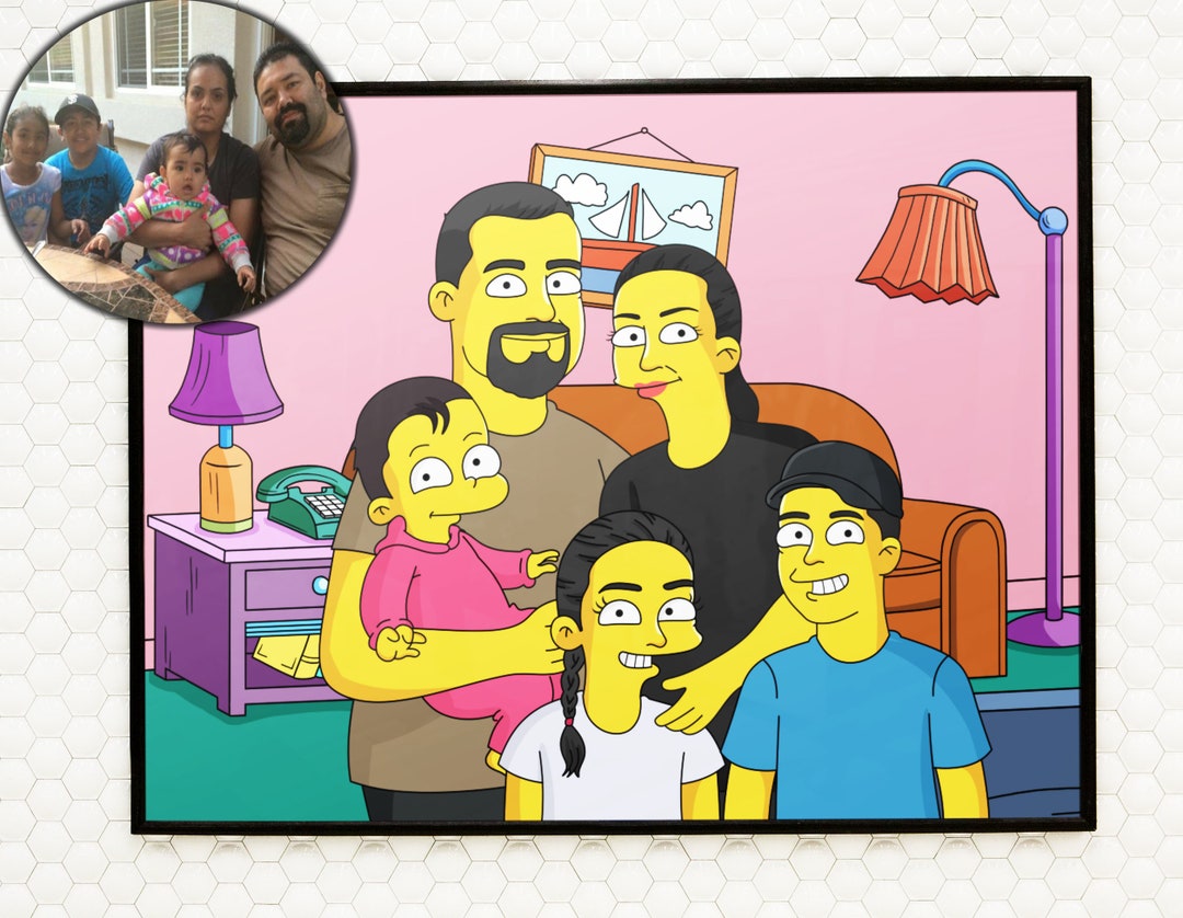 Yellow Poster, Custom Portrait, Personalized Gifts for Her, Gifts for ...