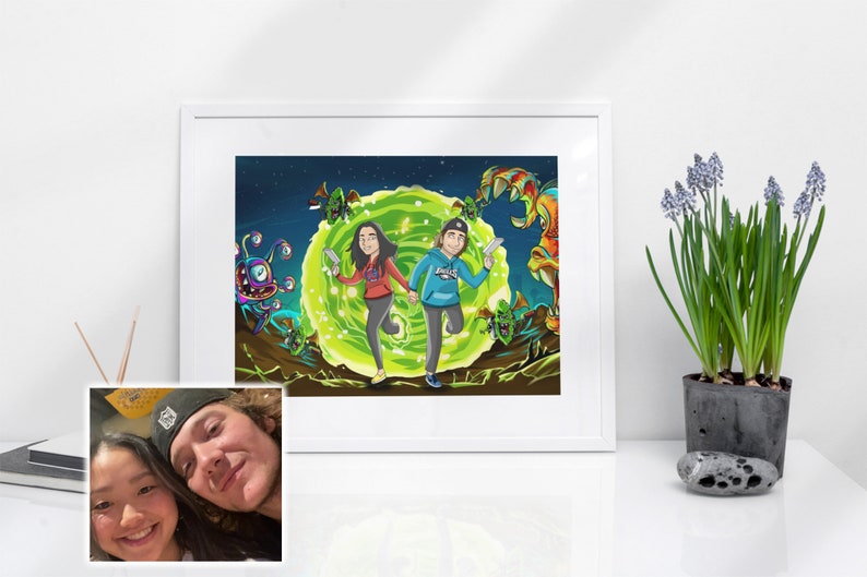 Rick Frame Poster Portrait From Photo Personalized Gifts for - Etsy