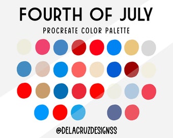 July Color Palette - Etsy