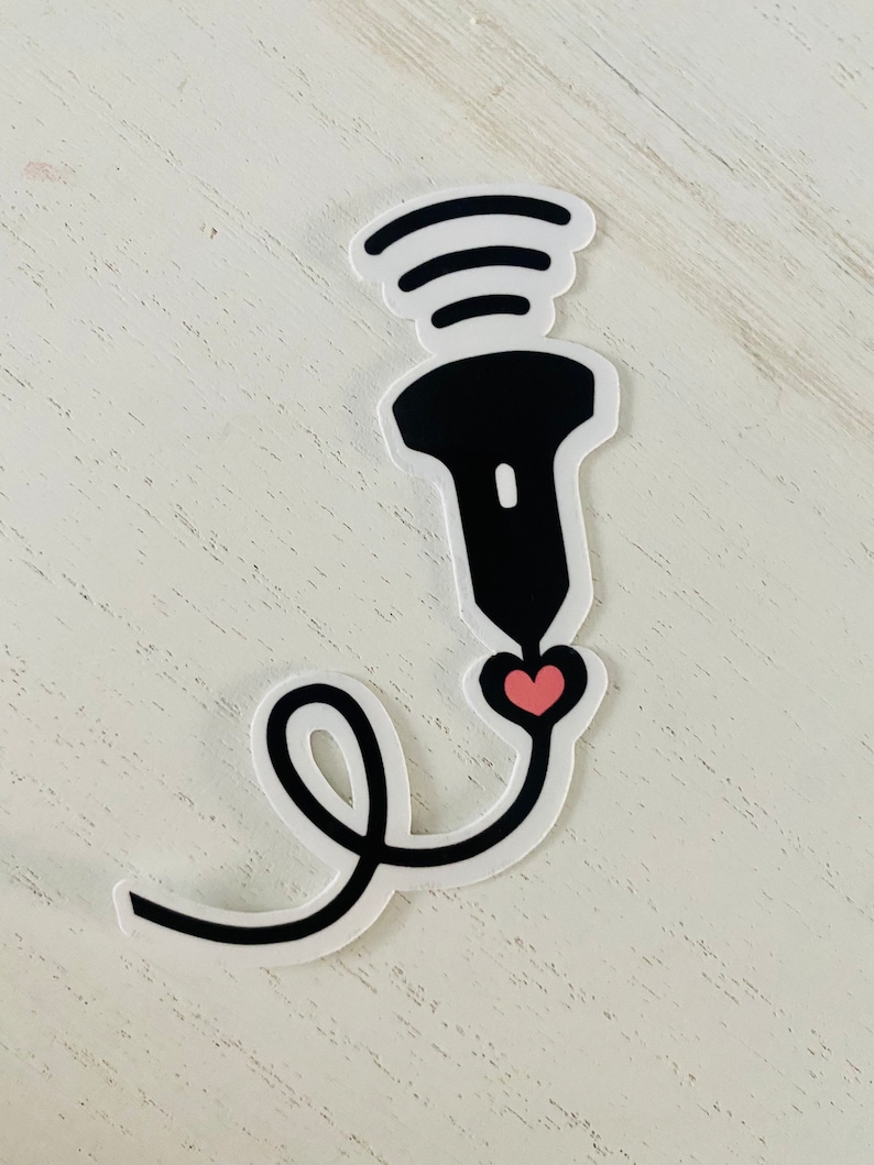 Sonography Ultrasound Probe Sticker - Etsy