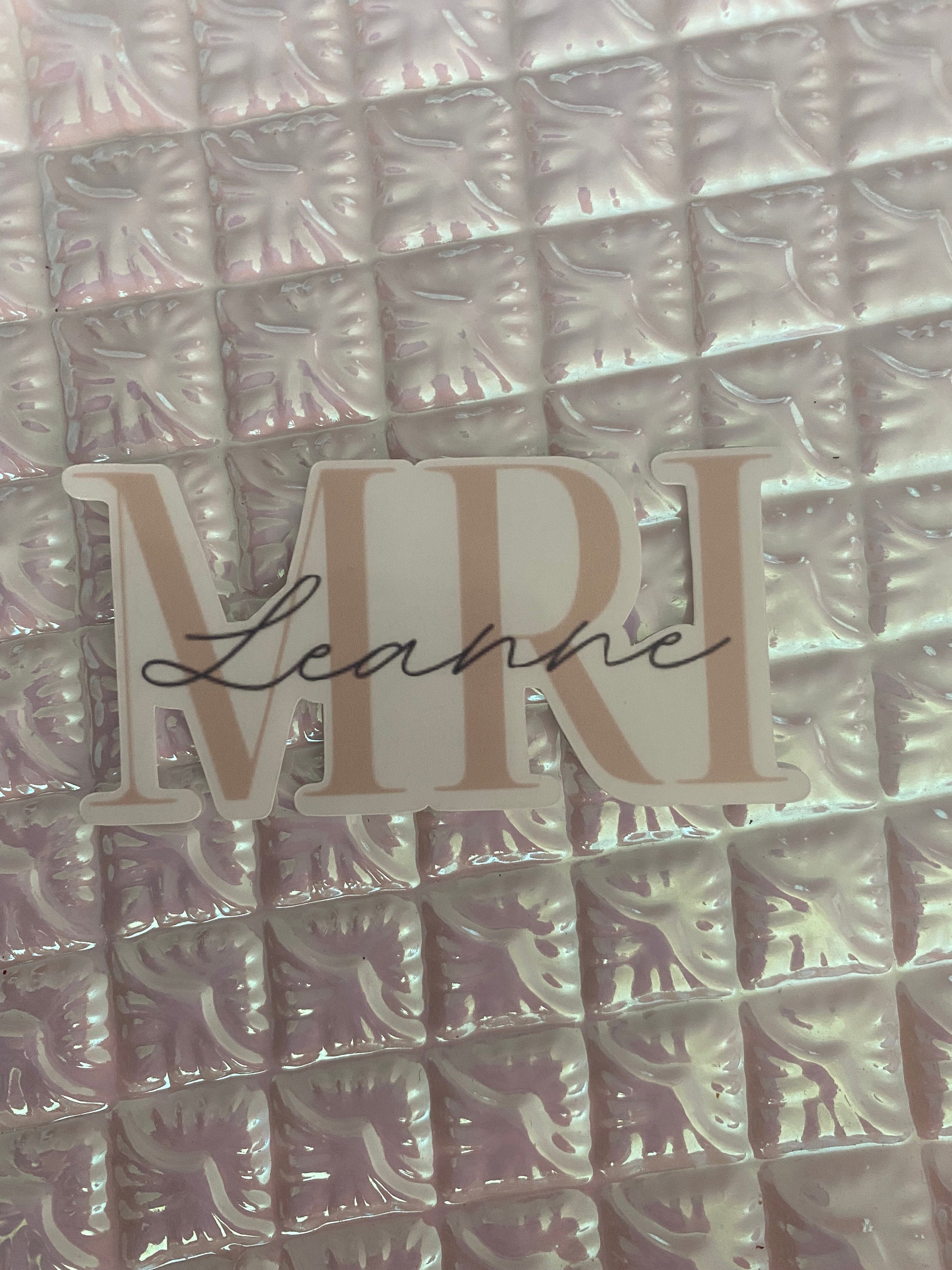 Personalized MRI Tech Name Sticker or Locker Magnet - Etsy