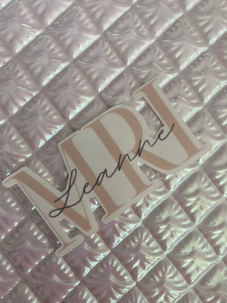 Personalized MRI Tech Name Sticker or Locker Magnet - Etsy