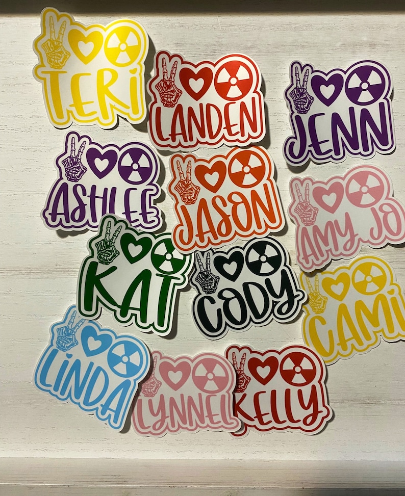 Personalized X-ray CT Sticker - Etsy