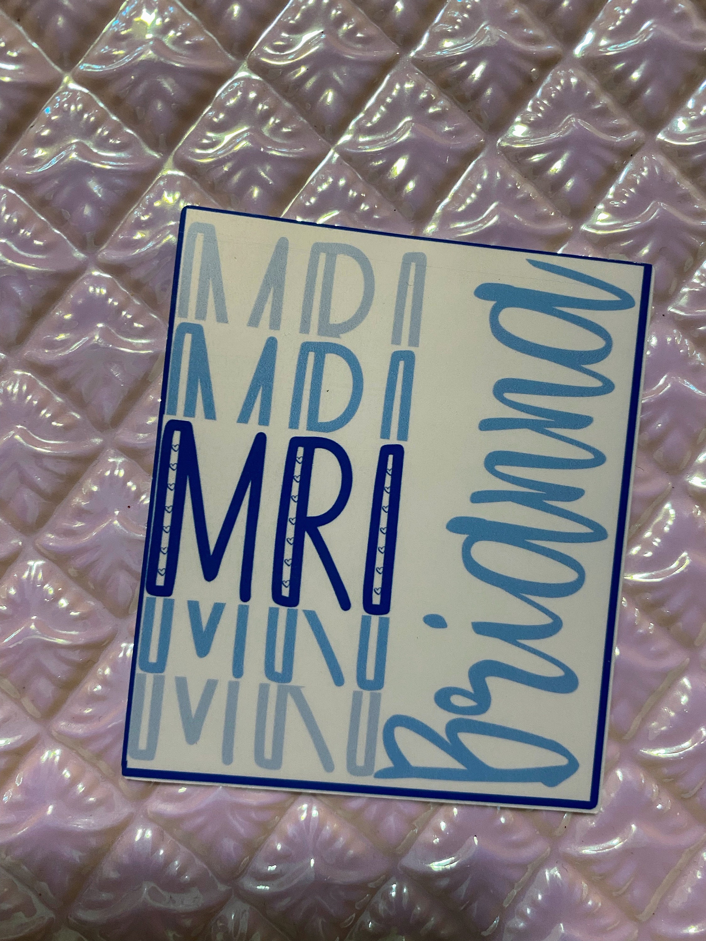 Personalized MRI Tech Sticker - Etsy