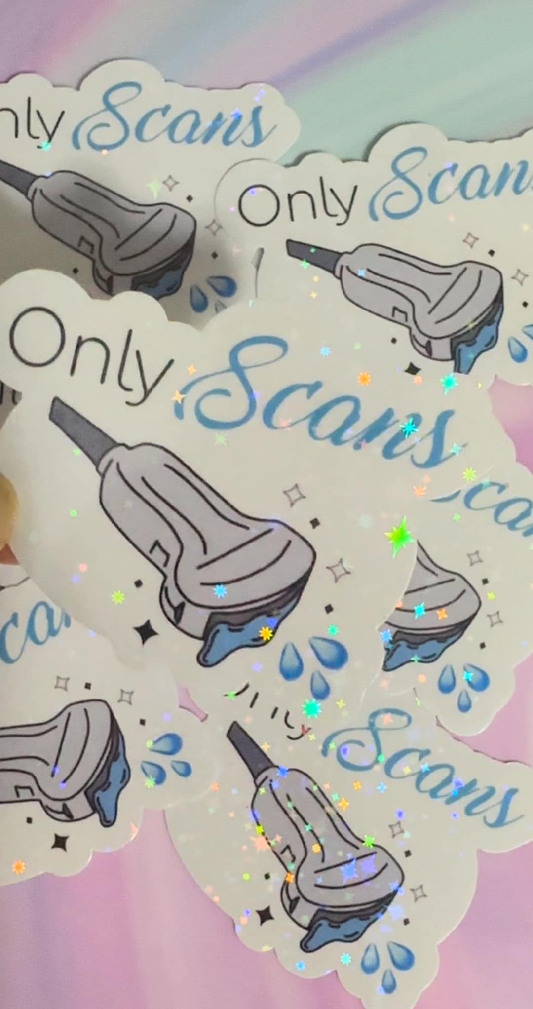 Only Scans Sonography Sticker - Etsy
