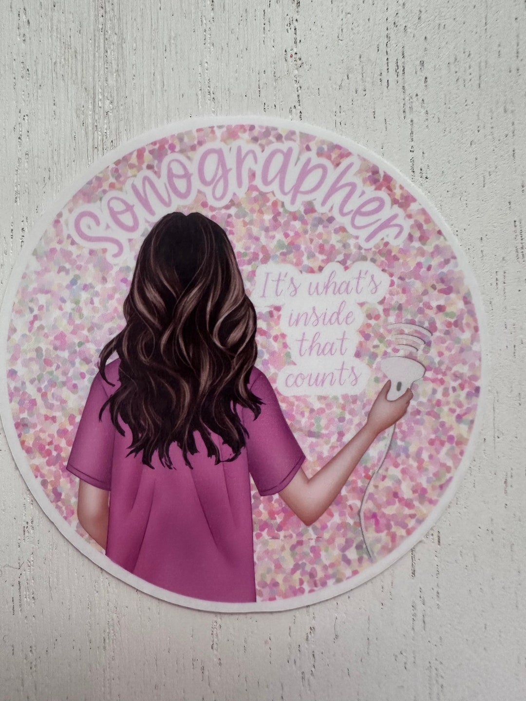 Ultrasound Tech Sonography Sticker - Etsy