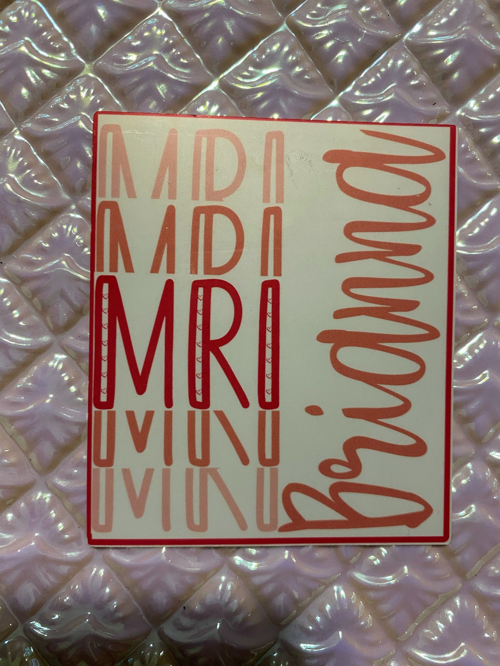 Personalized MRI Tech Sticker - Etsy