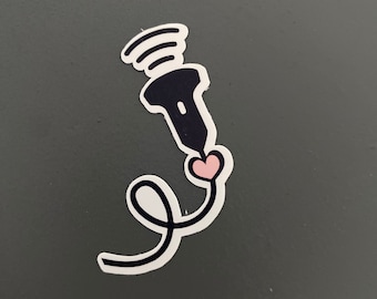 Sonography Sticker - Etsy