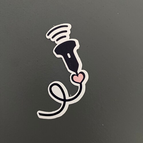 Sonography Sticker - Etsy