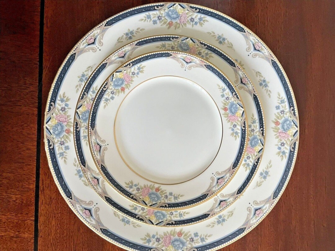 Lenox ABIGAIL China 3 Piece Place Setting Dinner Salad Bread - Etsy