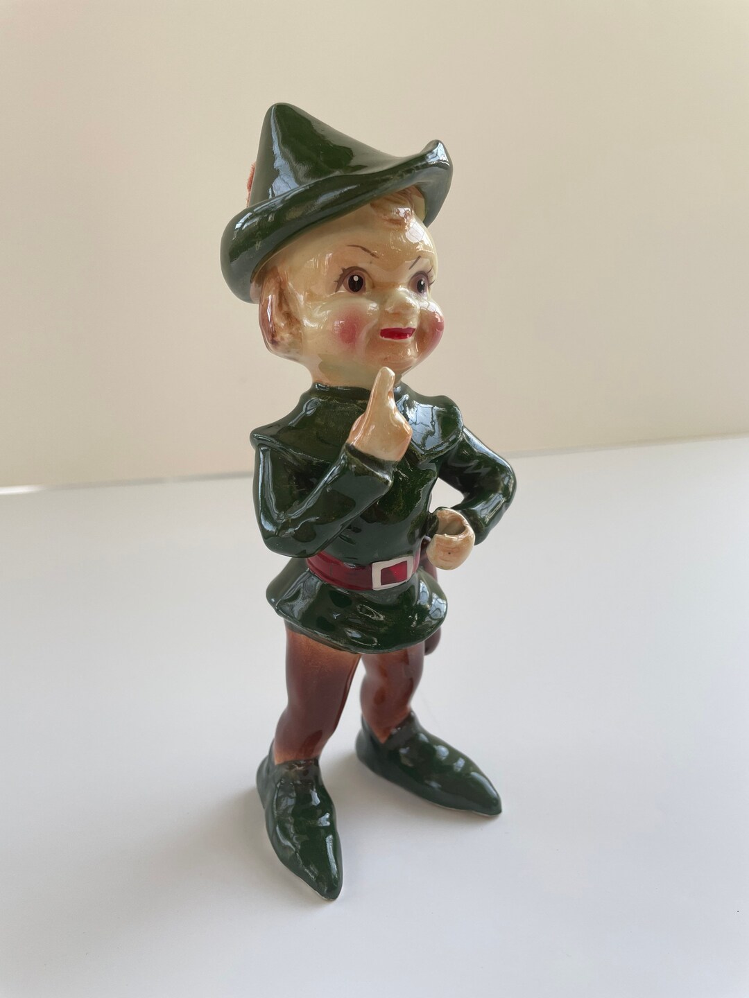 Vintage Kreiss Robin Hood Peter Pan Pixie 1955 Figurine READ DESC - Etsy
