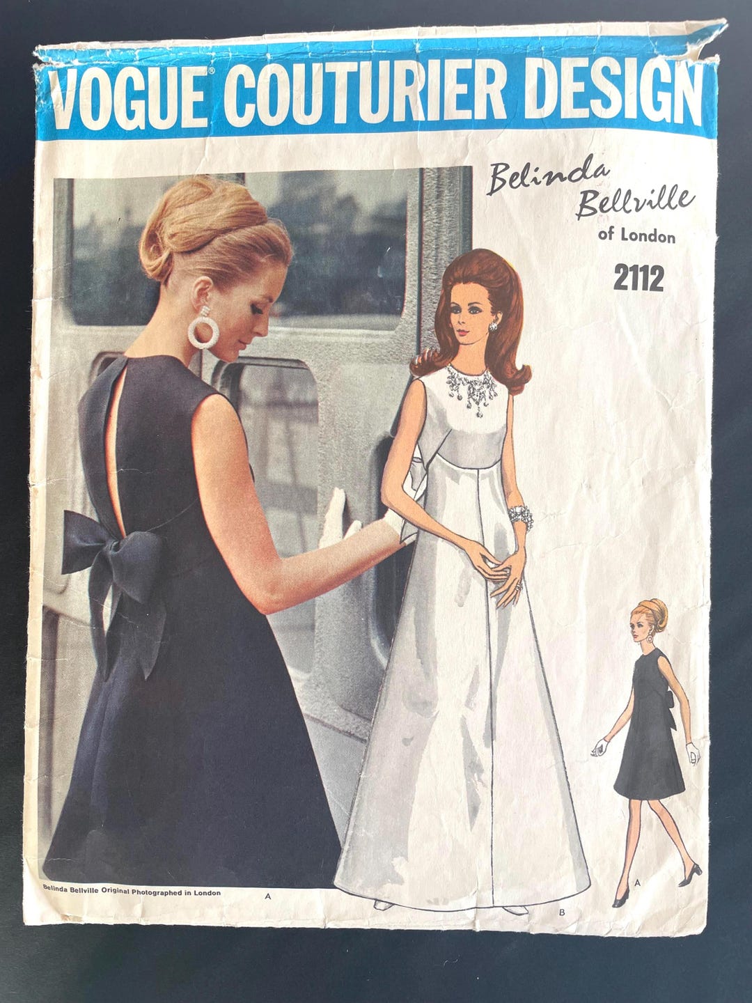 Vogue Pattern 2112 Couturier Design Belinda Bellville Pattern Size 8 ...