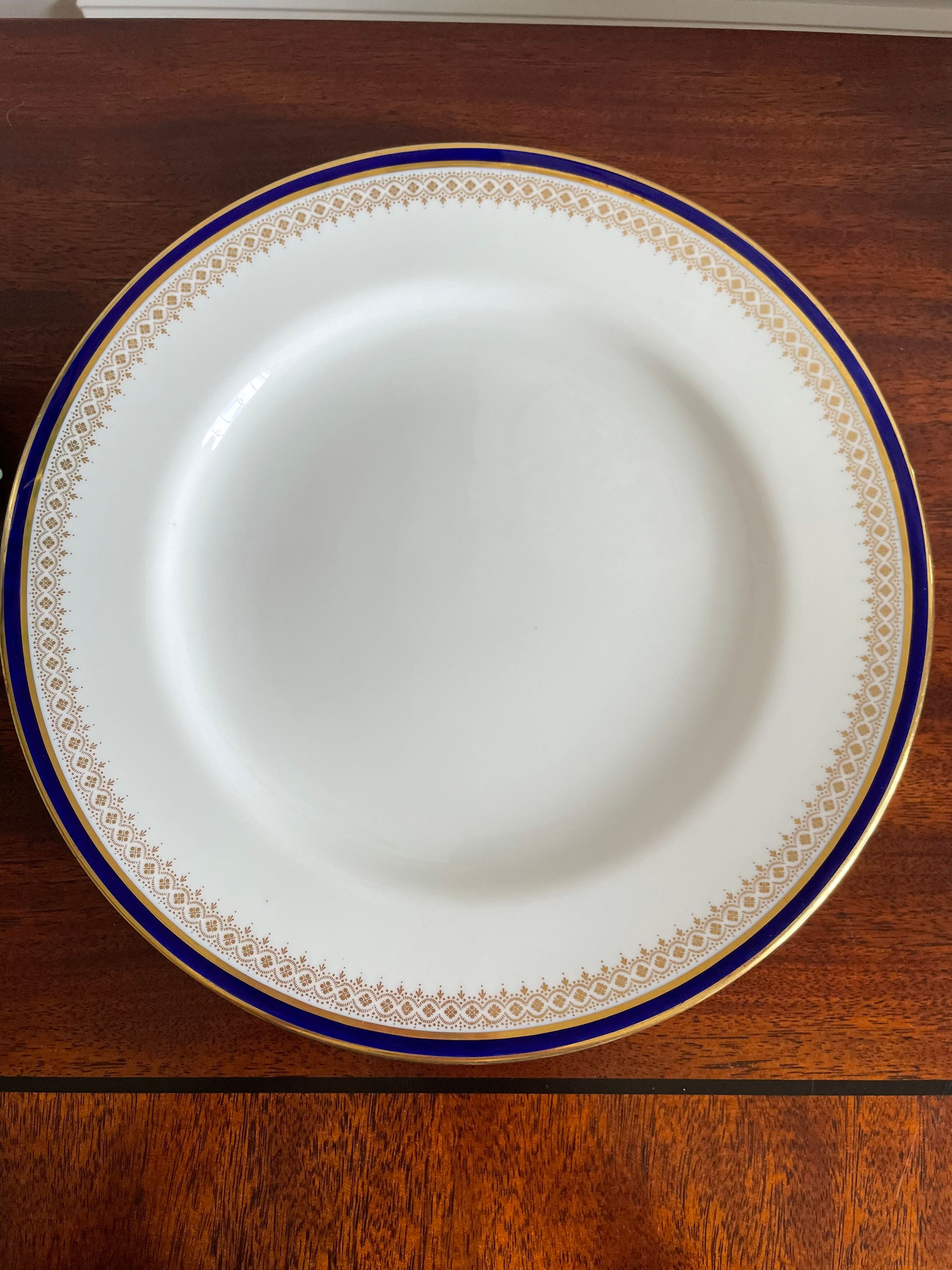 Antique Spode Copeland Dinner Plates Cobalt Blue Gold R4590 - Etsy