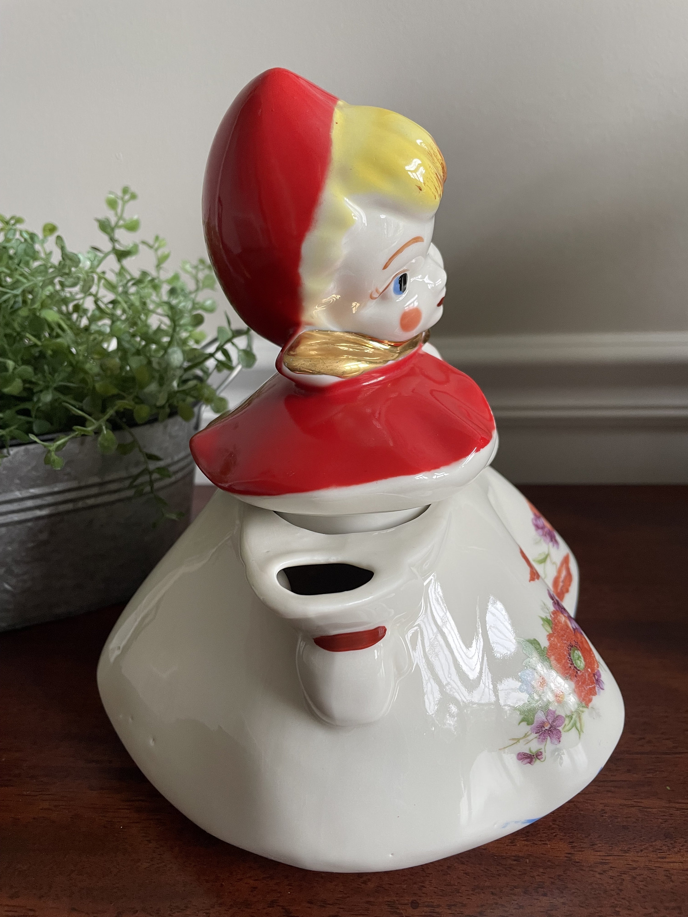 Vintage Hull Little Red Riding Hood Teapot With Flowered - Etsy