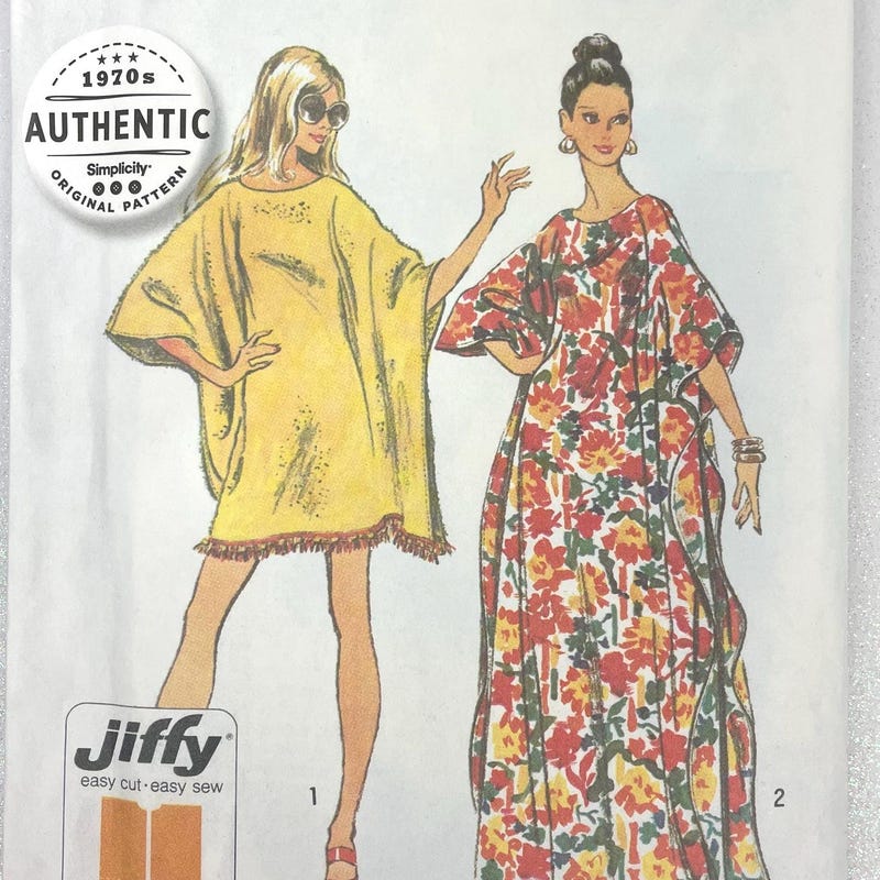 70s Caftan Pattern - Etsy