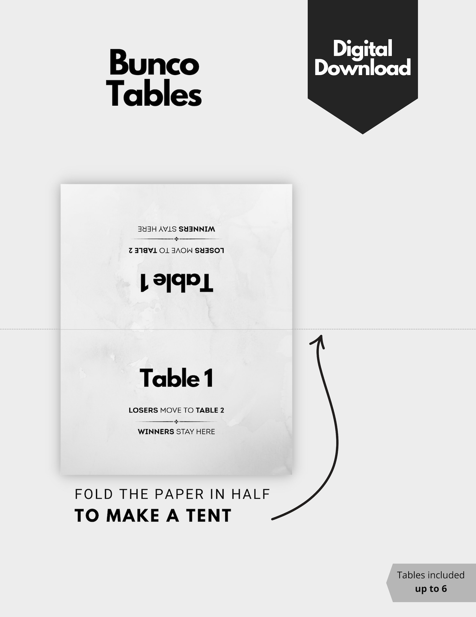 Bunco Score Card Bundle / Bunco Game / Table Tally Sheet / Bunco Tables ...