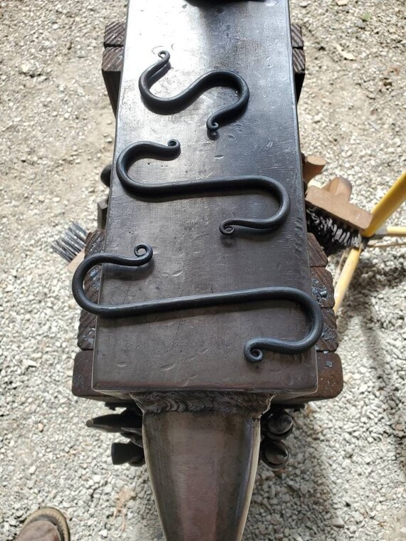 Hand Forged Wrought Iron S Hooks for Home and Garden / Sturdy - Etsy