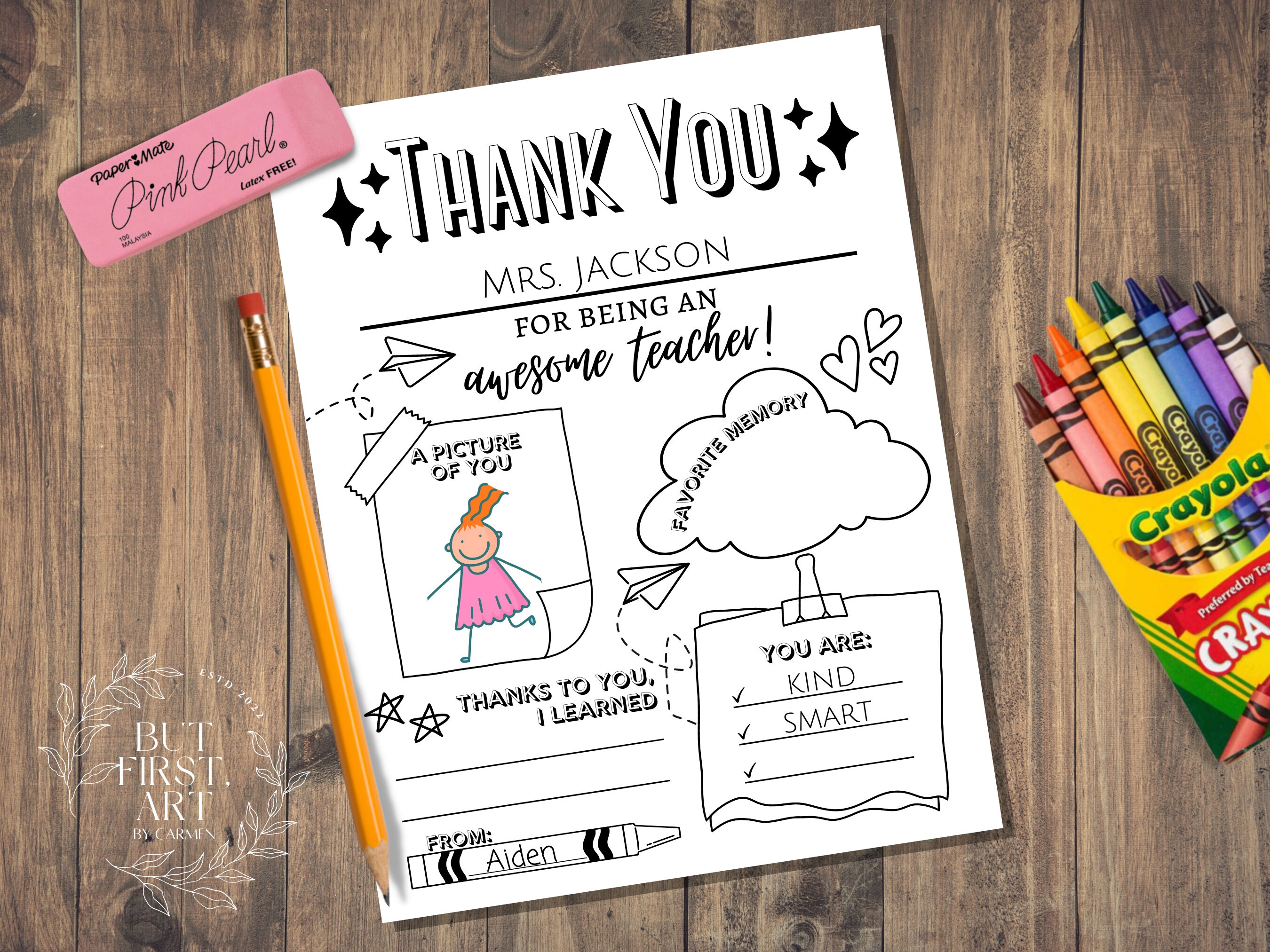Teacher Appreciation Instant Download File, Teacher Appreciation Week ...