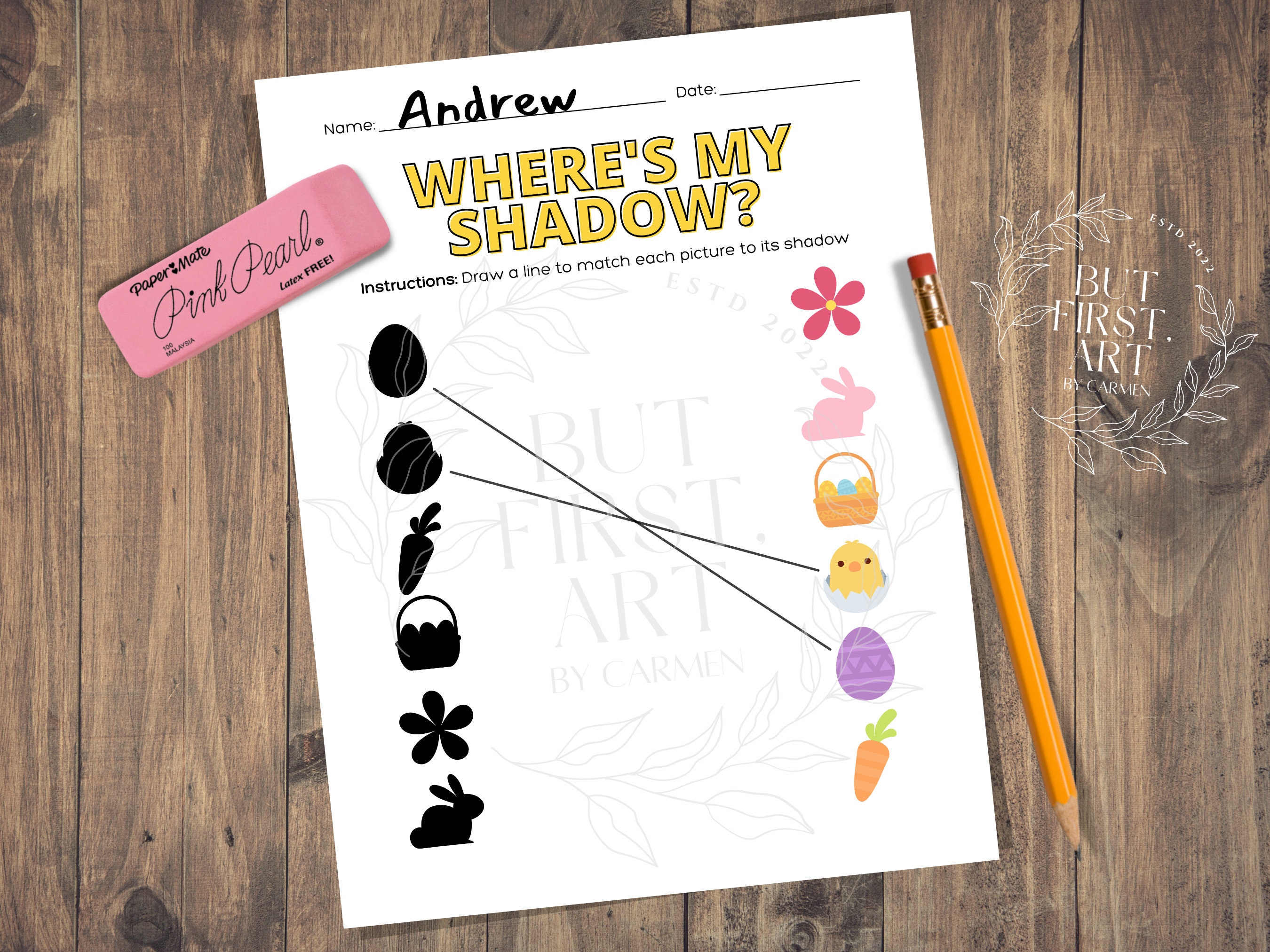 Easter Theme Worksheets Bundle, Printable Worksheets - Etsy
