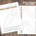 Easter Trace and Color Bundle, Printable Coloring Pages - Etsy