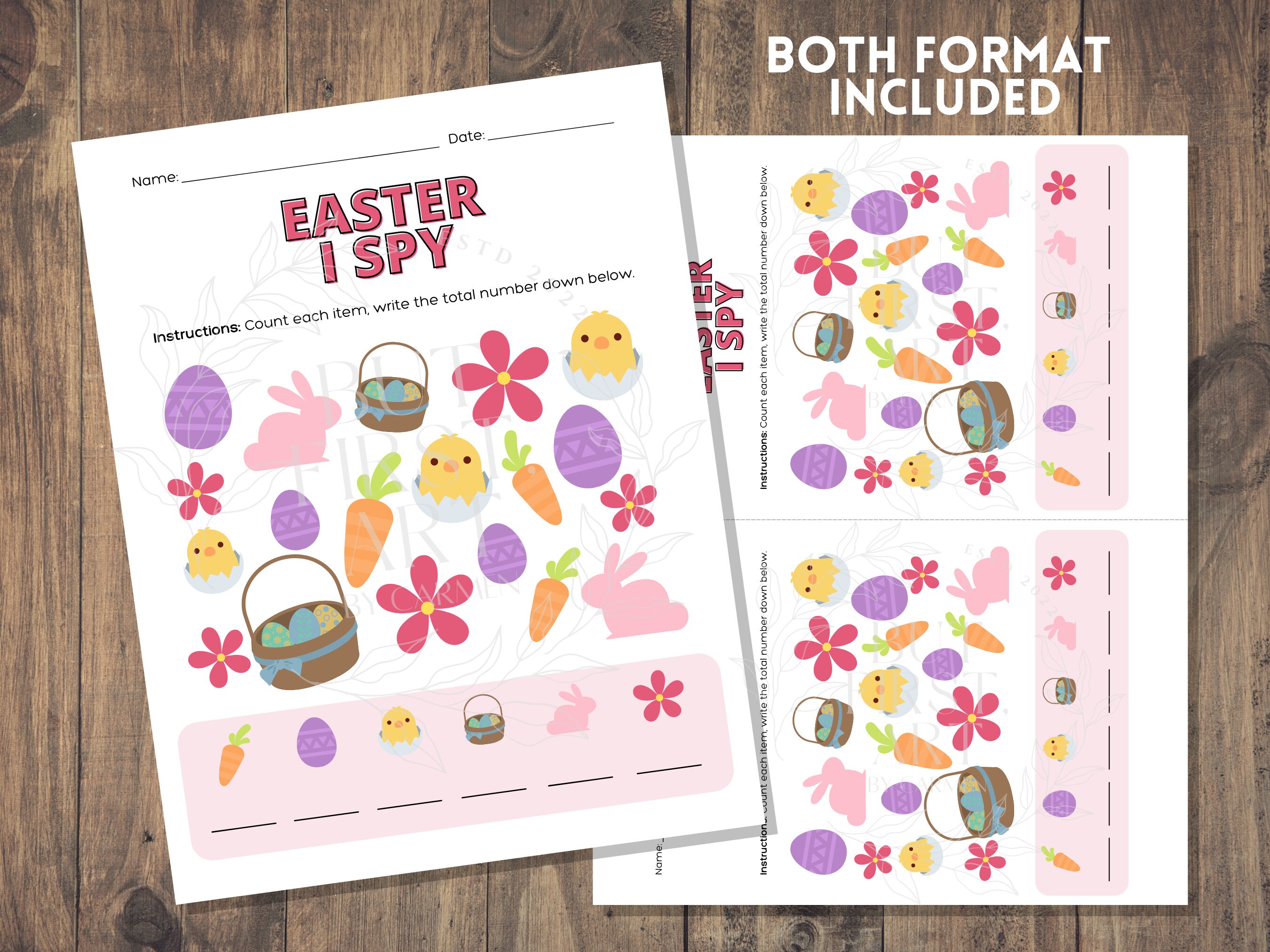 Easter Theme Worksheets Bundle, Printable Worksheets - Etsy Canada