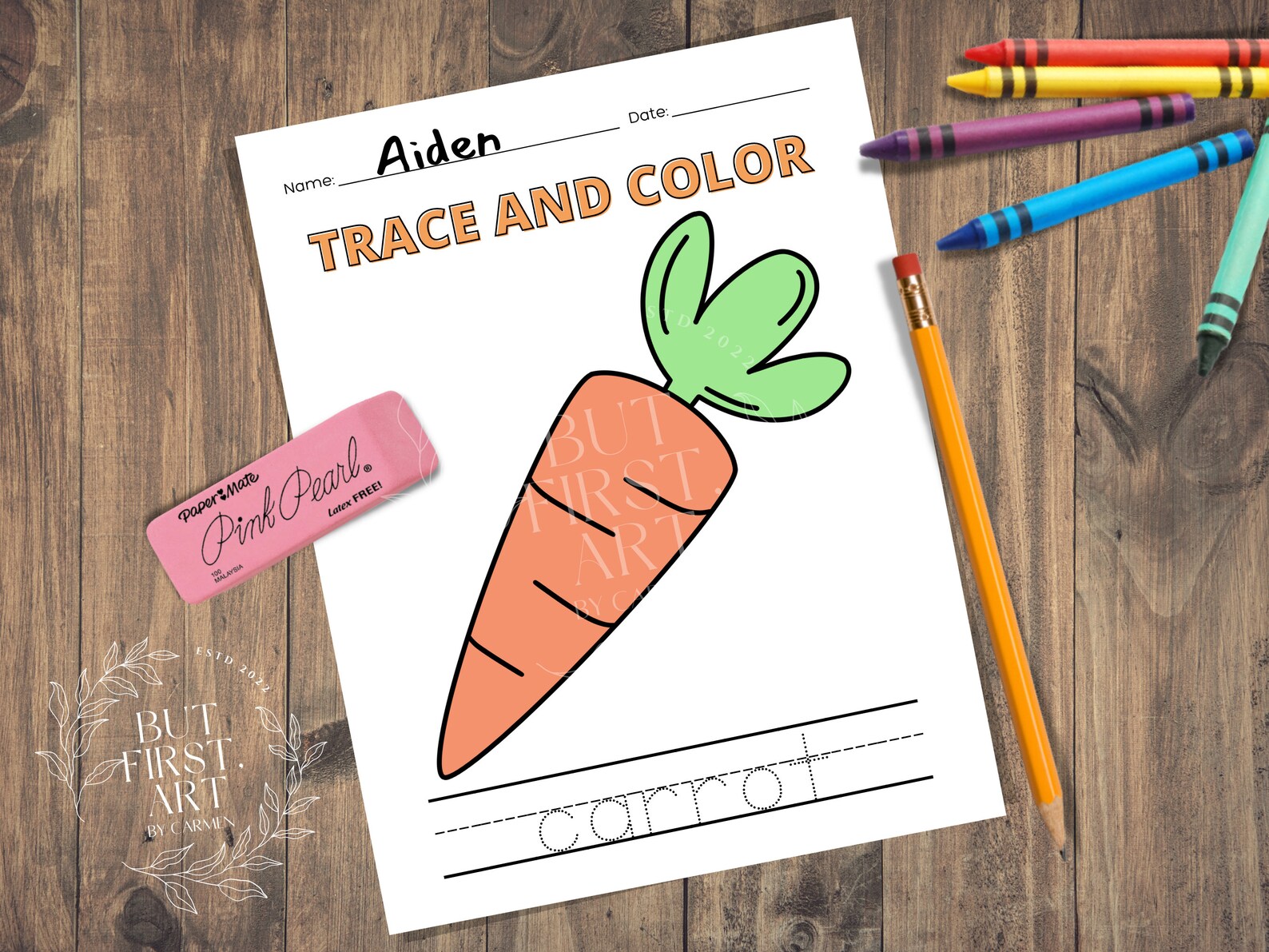 Easter Trace and Color Bundle, Printable Coloring Pages - Etsy