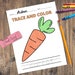 Easter Trace and Color Bundle, Printable Coloring Pages - Etsy