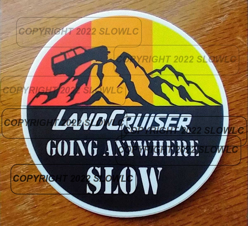 Land Cruiser Sticker Decal FJ60 Round - Etsy