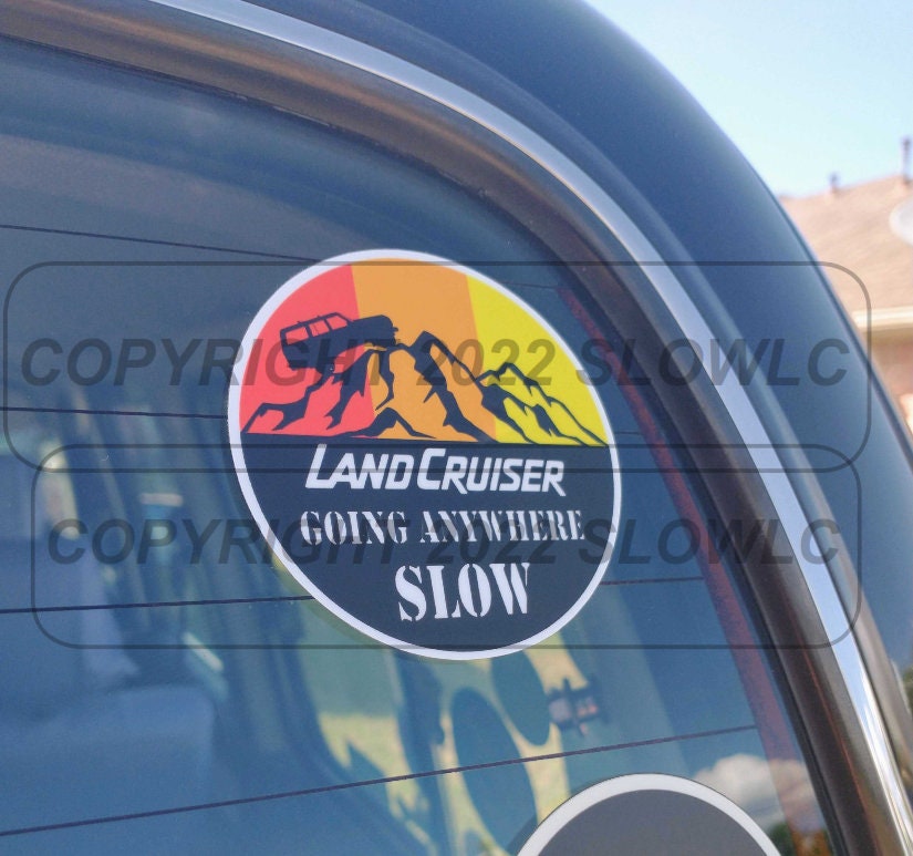 Land Cruiser Sticker Decal FJ60 Round - Etsy