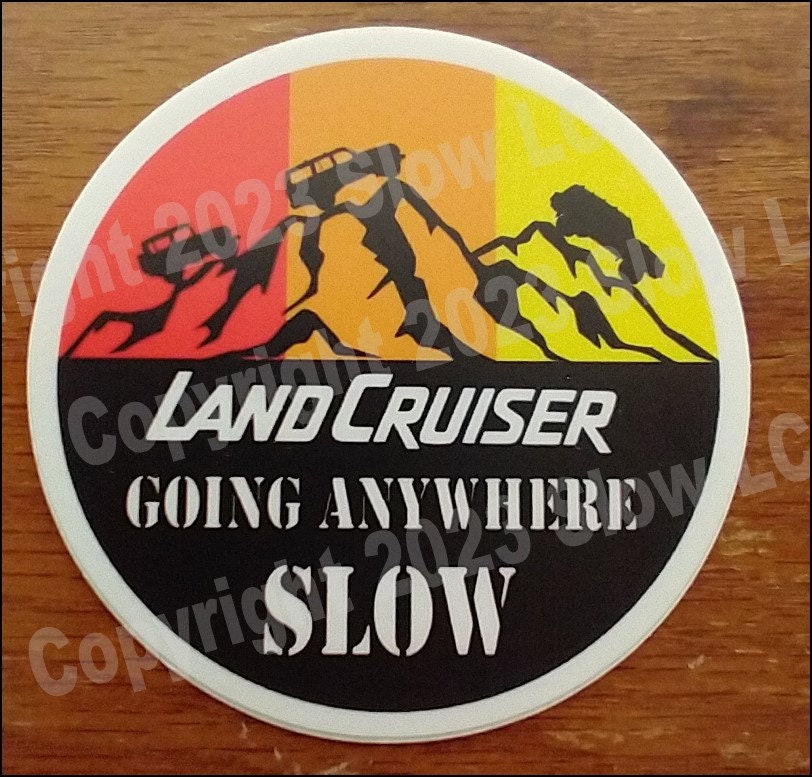 Land Cruiser Sticker Decal, 3 Gens FJ40, FJ60, FJ80, Round - Etsy
