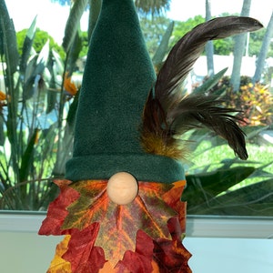 Fall Leaf Gnome (large) ! Fall Gnome, Leaf Gnome - Made With Love! - Etsy