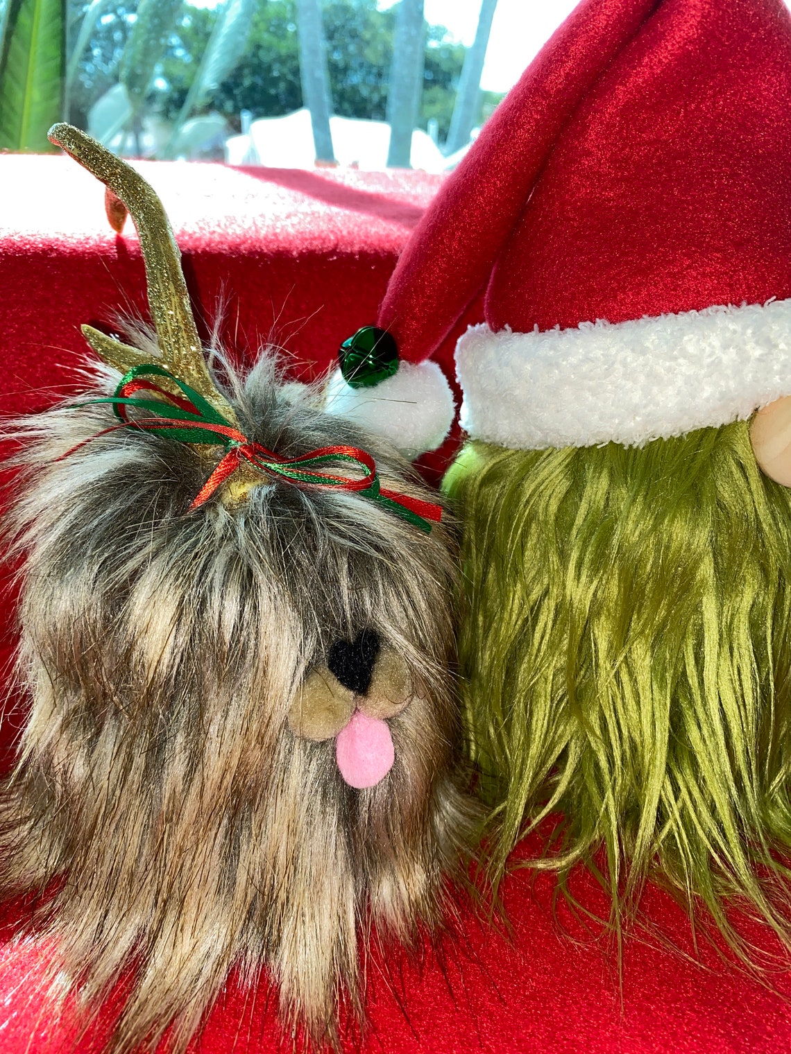 Grinch and His Dog Max Gnomes. Dr. Seuss Gnomes Holiday - Etsy
