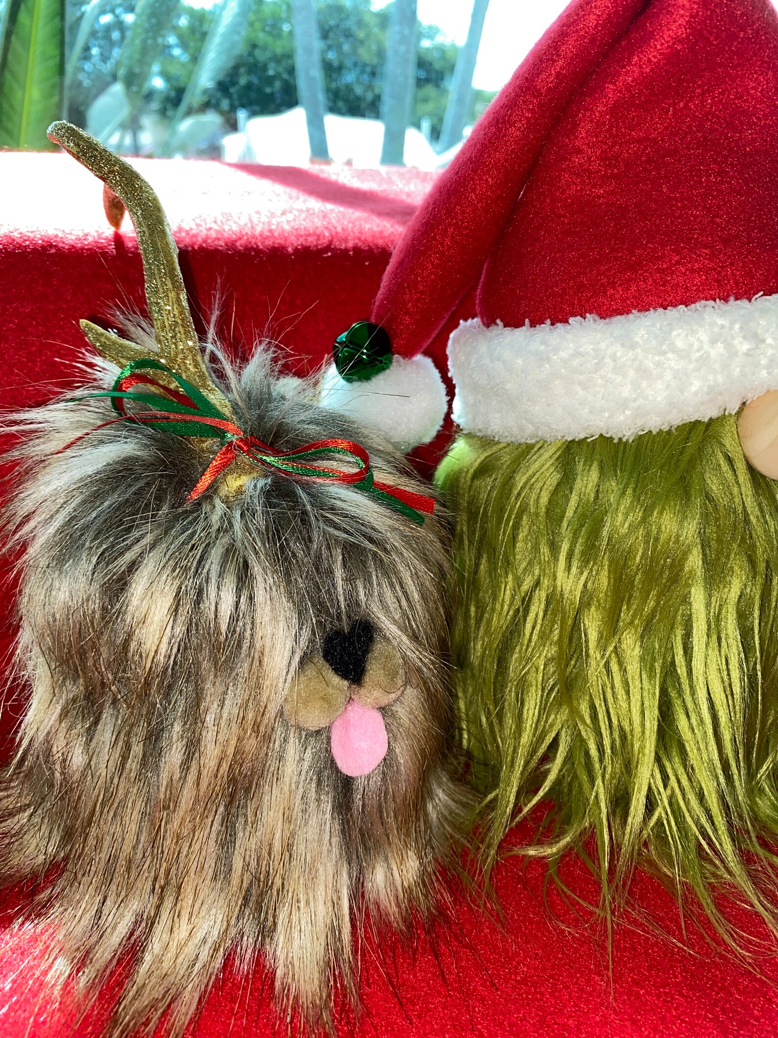 Grinch and His Dog Max Gnomes. Dr. Seuss Gnomes Holiday - Etsy