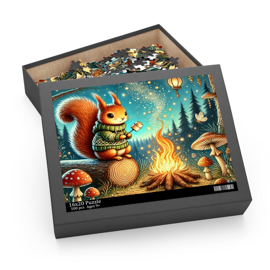 Puzzle Squirrel Marshmallow Christmas Gift Cute Baby Squirrel Gift Baby ...