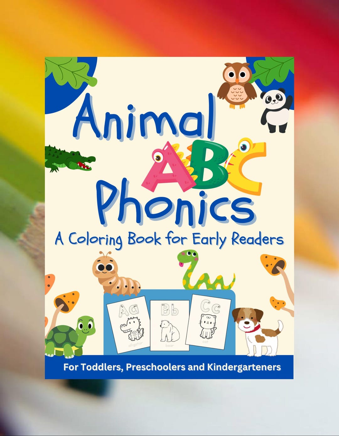 Animal ABC Phonics - Printable PDF - Book for Toddlers, Preschool ...