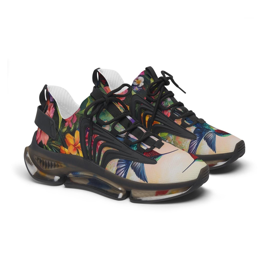 Hummingbird Shoes - Women's Mesh Sneakers - Bird Lover Shoe - Unique ...