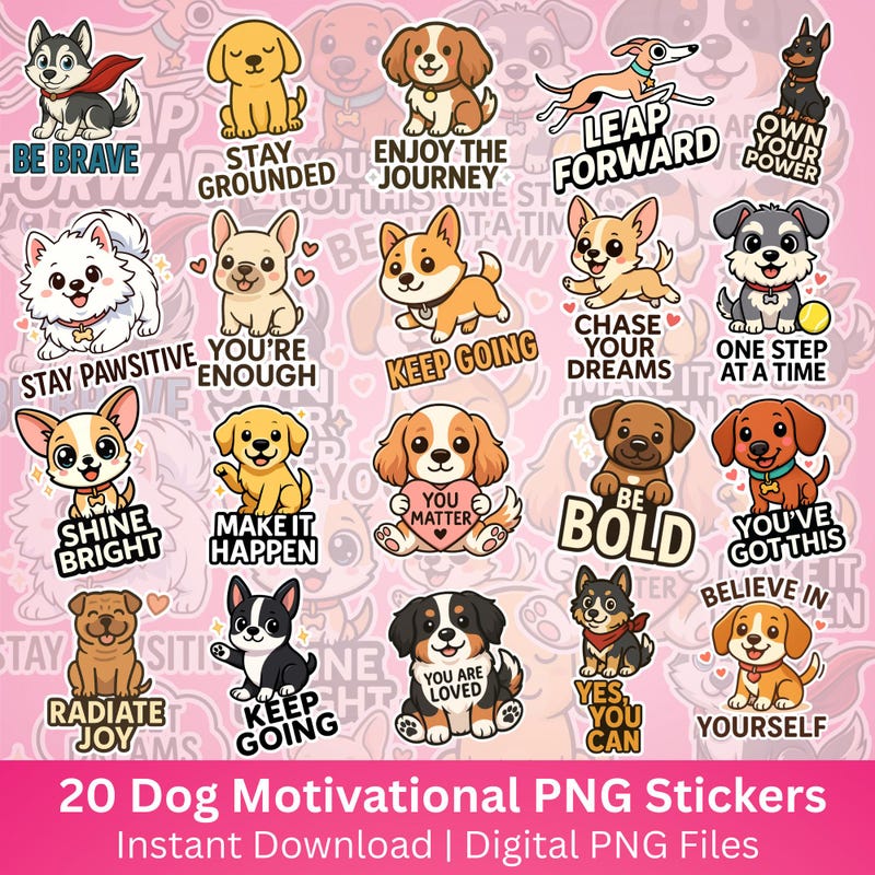 Stickers de perros - Etsy México