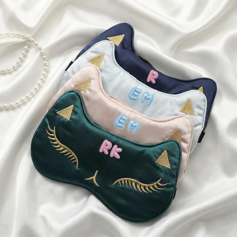 Silk Sleep Mask Cat Eye - Etsy UK