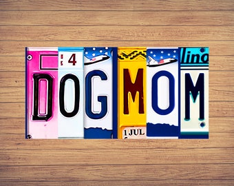 Dog Mom Vanity Plate - Etsy
