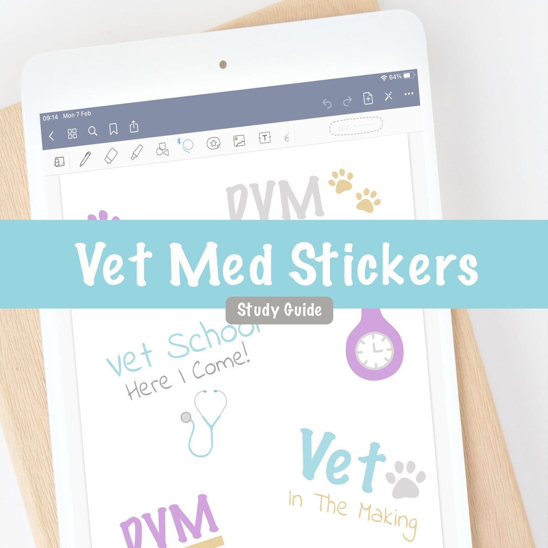 Pre Vet Student Veterinary Medicine Digital Stickers| Vet Student ...