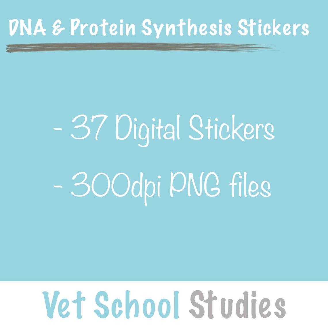 Genetics Digital Stickers | Make Your Own Study Guide |DNA Structure ...