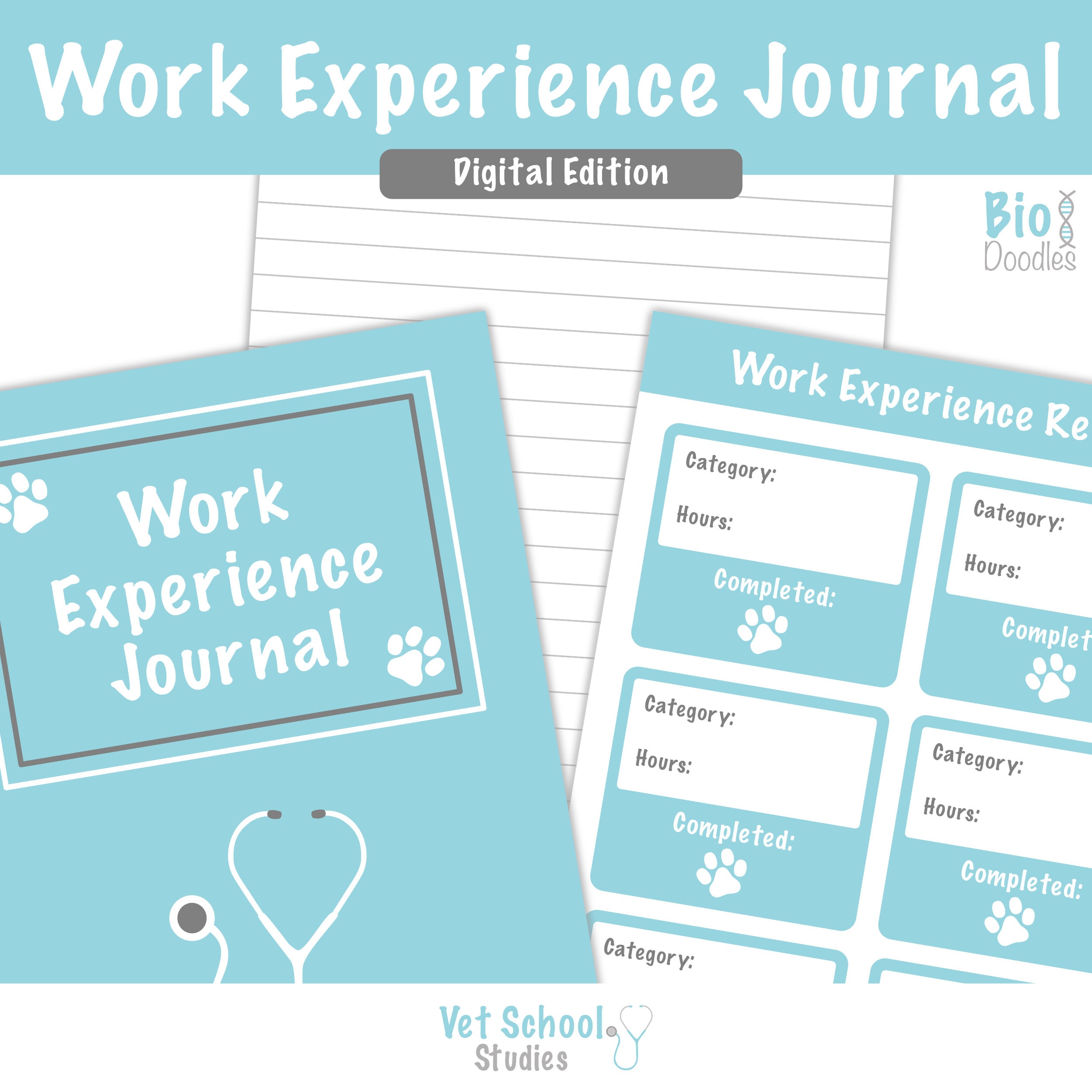 Veterinary Work Experience Digital Journal | Pre Vet Veterinarian ...