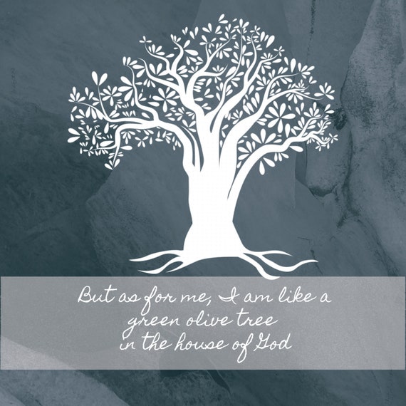 A Green Olive Tree Digital Download - Etsy