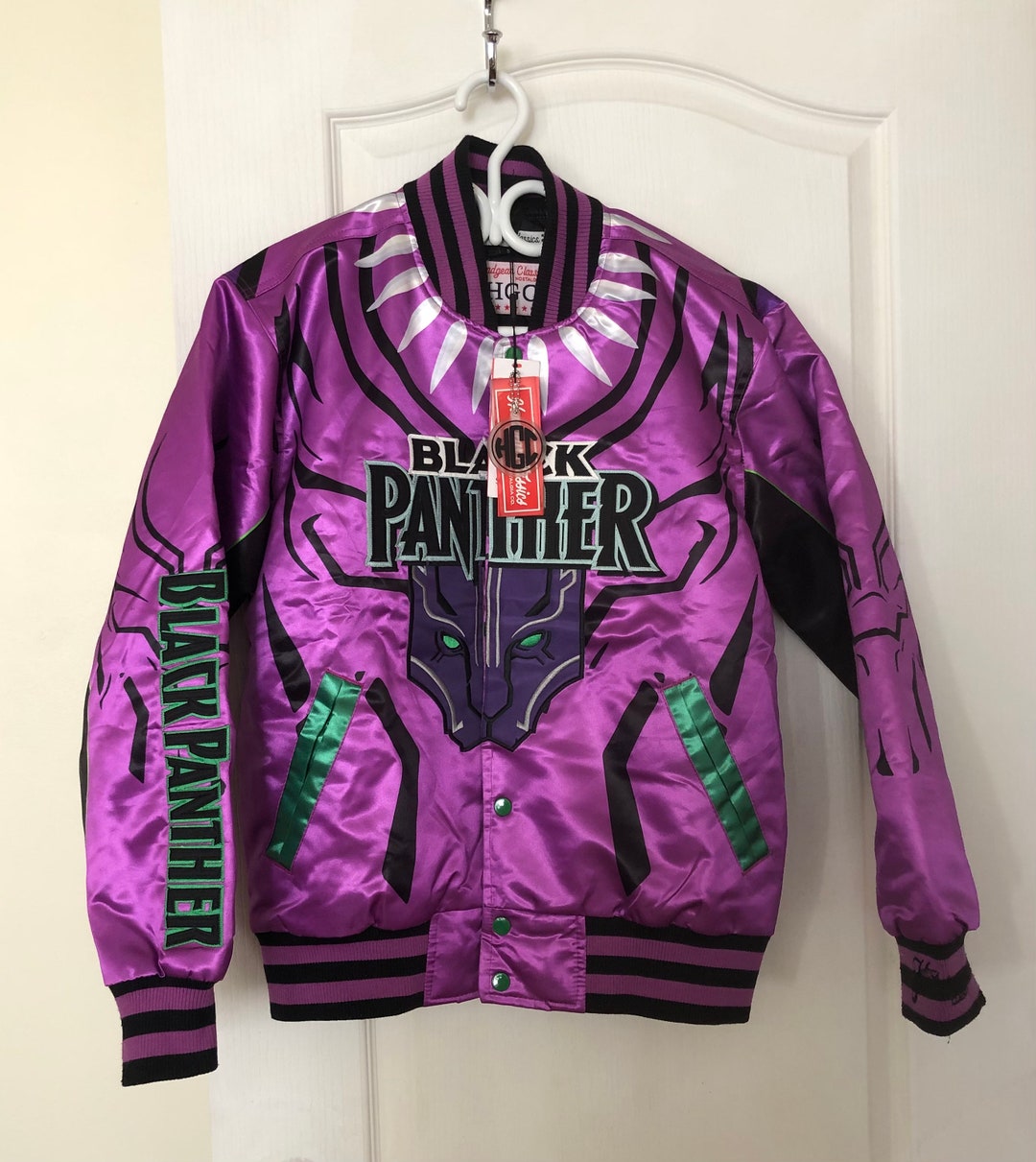 Headgear Classics Black Panther Satin Jacket Coat Size S - Etsy