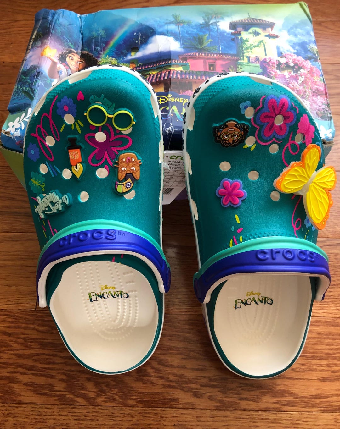 Flashing Butterfly/crocs Disney Encanto Mirabel Classic Clog Sandals ...